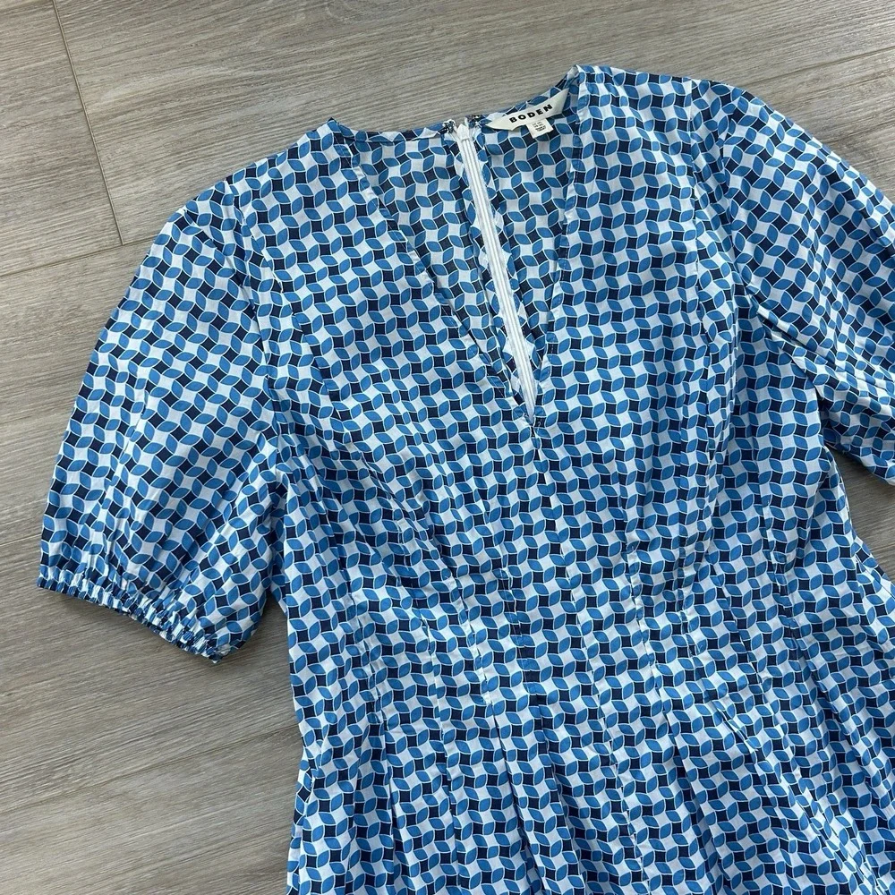 Boden | Dresses | Boden Dress Women Us 2l Long Vneck Dart Detail Fluro ...